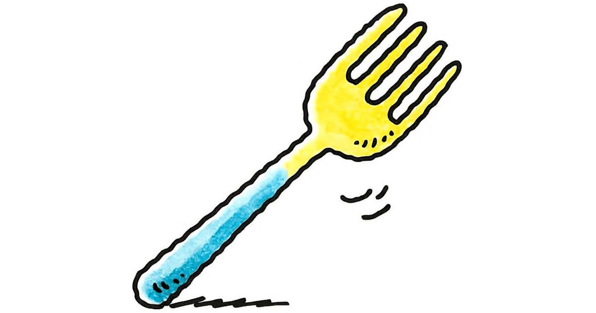 Donating forks to the dining hall